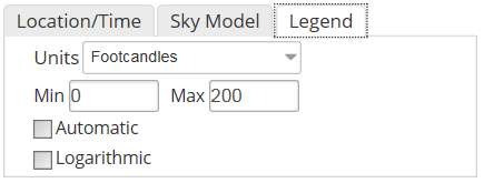 Perspective Illuminance Renderings · Insight Lighting Analysis Help