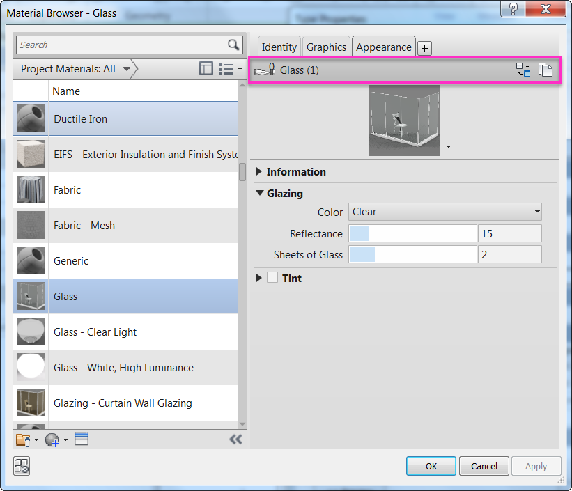 Transparent Materials · Insight Lighting Analysis Help
